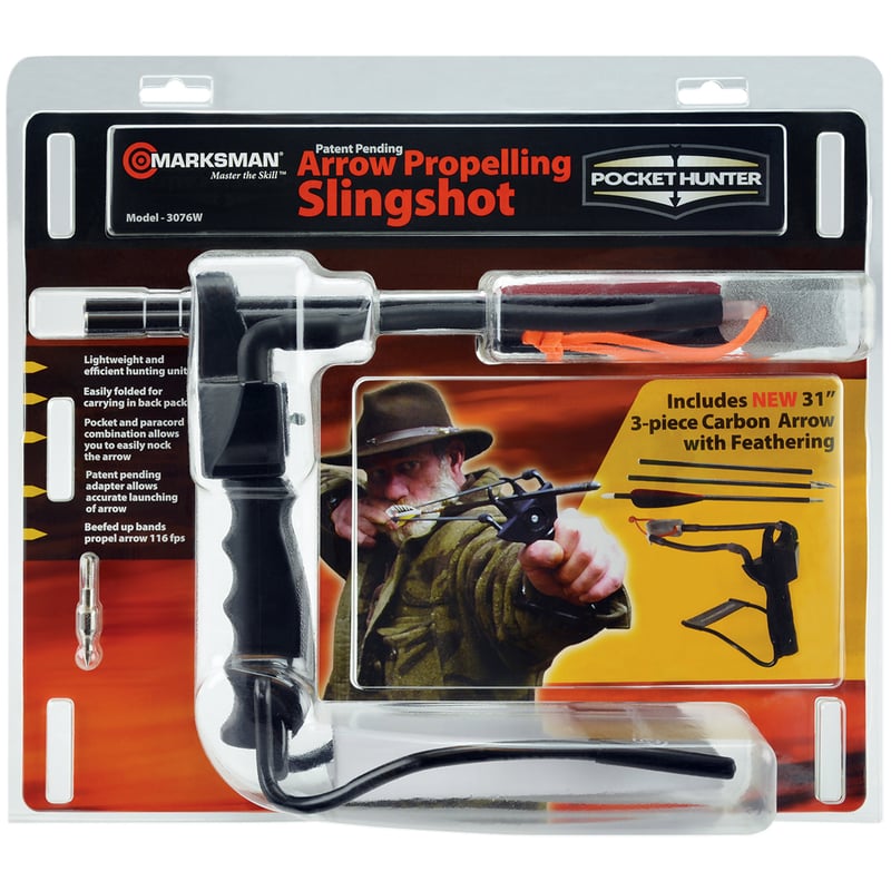 BEEMAN Pocket Hunter Slingshot w/(New 3-Piece Arrow) | KYGUNCO