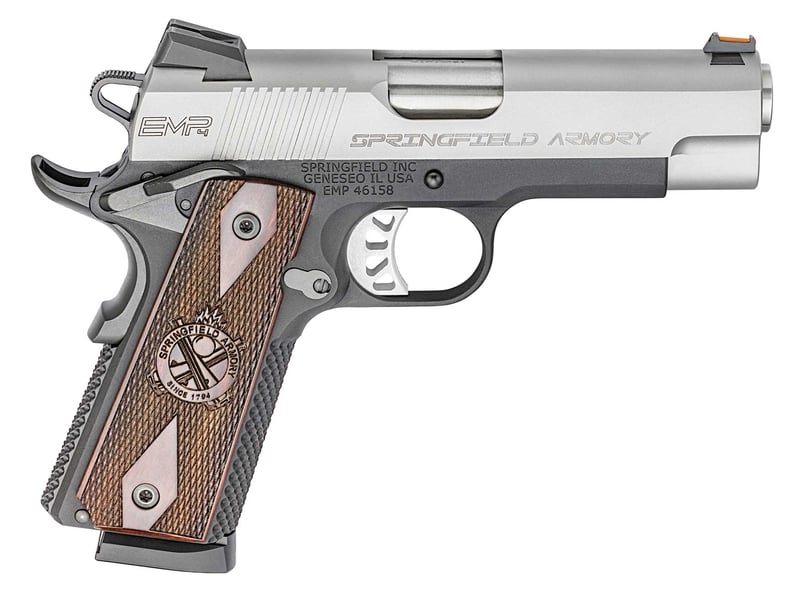 SPRINGFIELD ARMORY 1911 Emp 9mm LW Champion 4ʺ Satin Fin 10rd | KYGUNCO