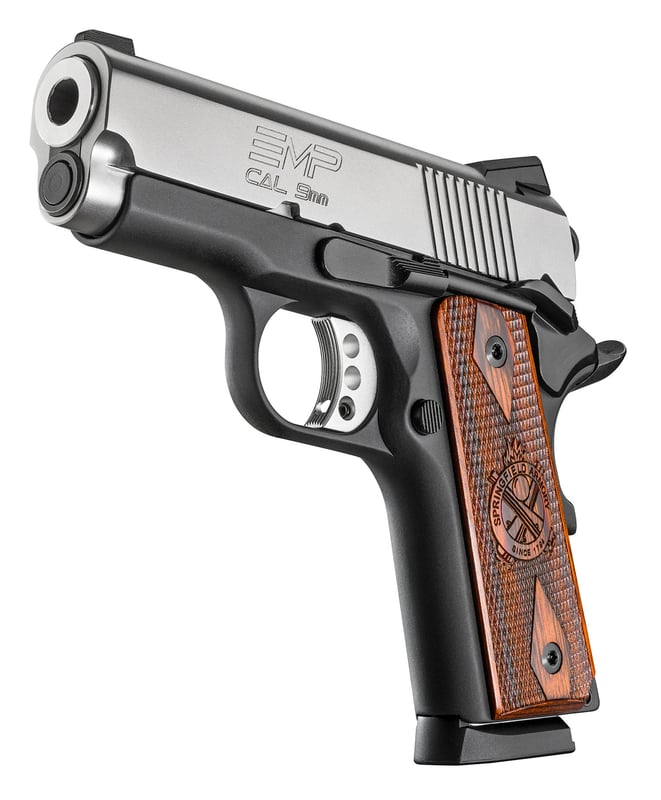 SPRINGFIELD ARMORY 1911 Emp 9mm 3ʺ 9rd Satin Finish | KYGUNCO