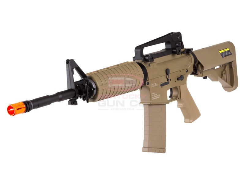 KWA KM4A1 FDE Metal Carbine, AEG Airsoft Rifle | KYGUNCO