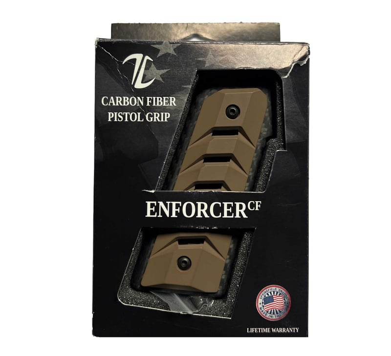 TIMBER CREEK Enforcer Carbon Fiber Pistol Grip FDE | KYGUNCO