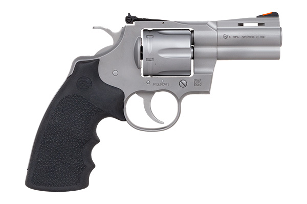 COLT Python 357 Mag 3ʺ 6rd - Bead Blasted Stainless Steel | KYGUNCO