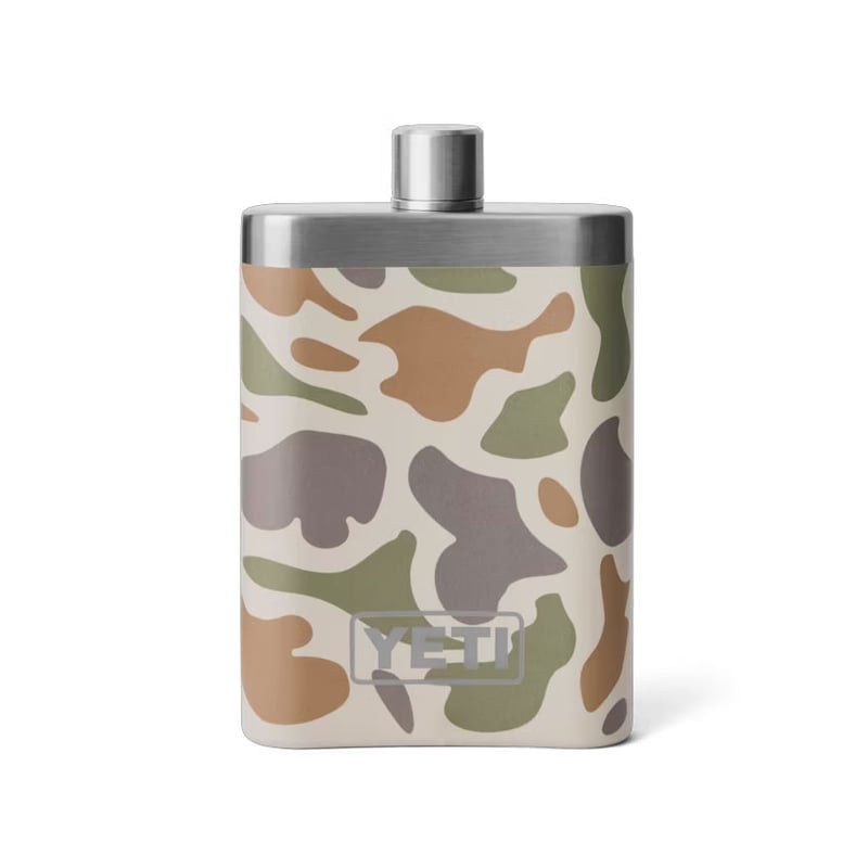 YETI YETI Flask Tan Camo 7oz w/ funnel | KYGUNCO