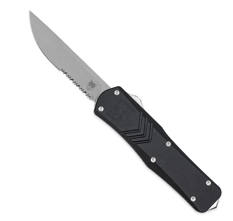 COBRATEC Large FS-X Black Generation 3 Drop Serrated | KYGUNCO