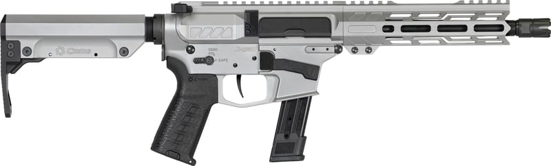 CMMG BANSHEE MK17 9mm 8ʺ 21rd - Titanium | KYGUNCO