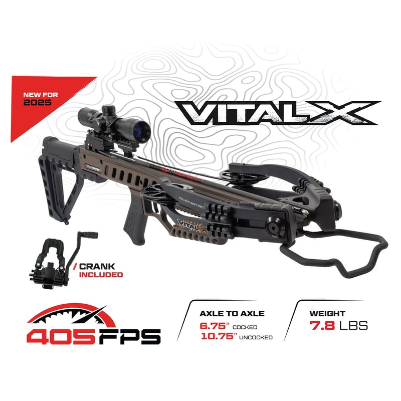 KILLER INSTINCT VITAL-X 405 WITH CRANK | KYGUNCO