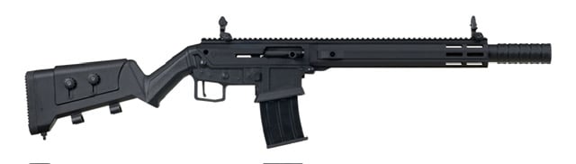 PANZER ARMS RANCH 12 Gauge 18.5ʺ 5rd - Black w/ Shell Holder | KYGUNCO