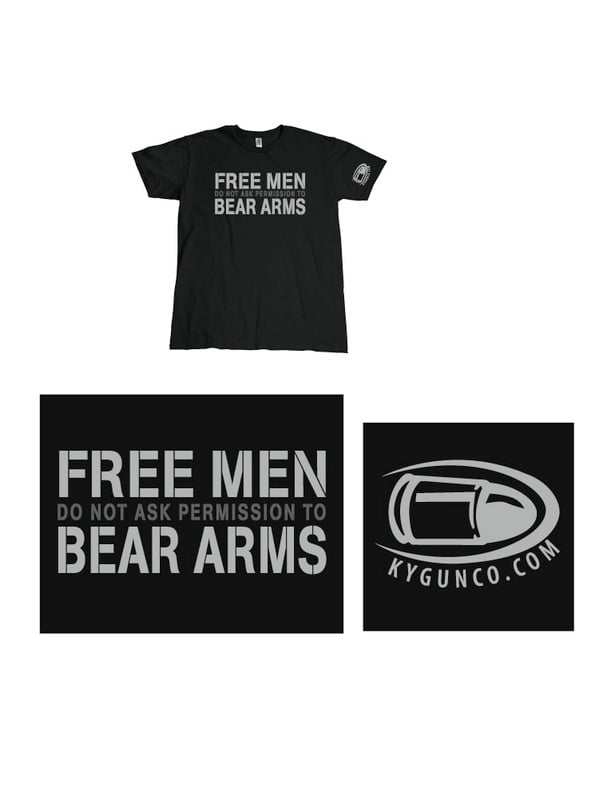 KYGUNCO FREE MEN BEAR ARMS T-SHIRT | KYGUNCO